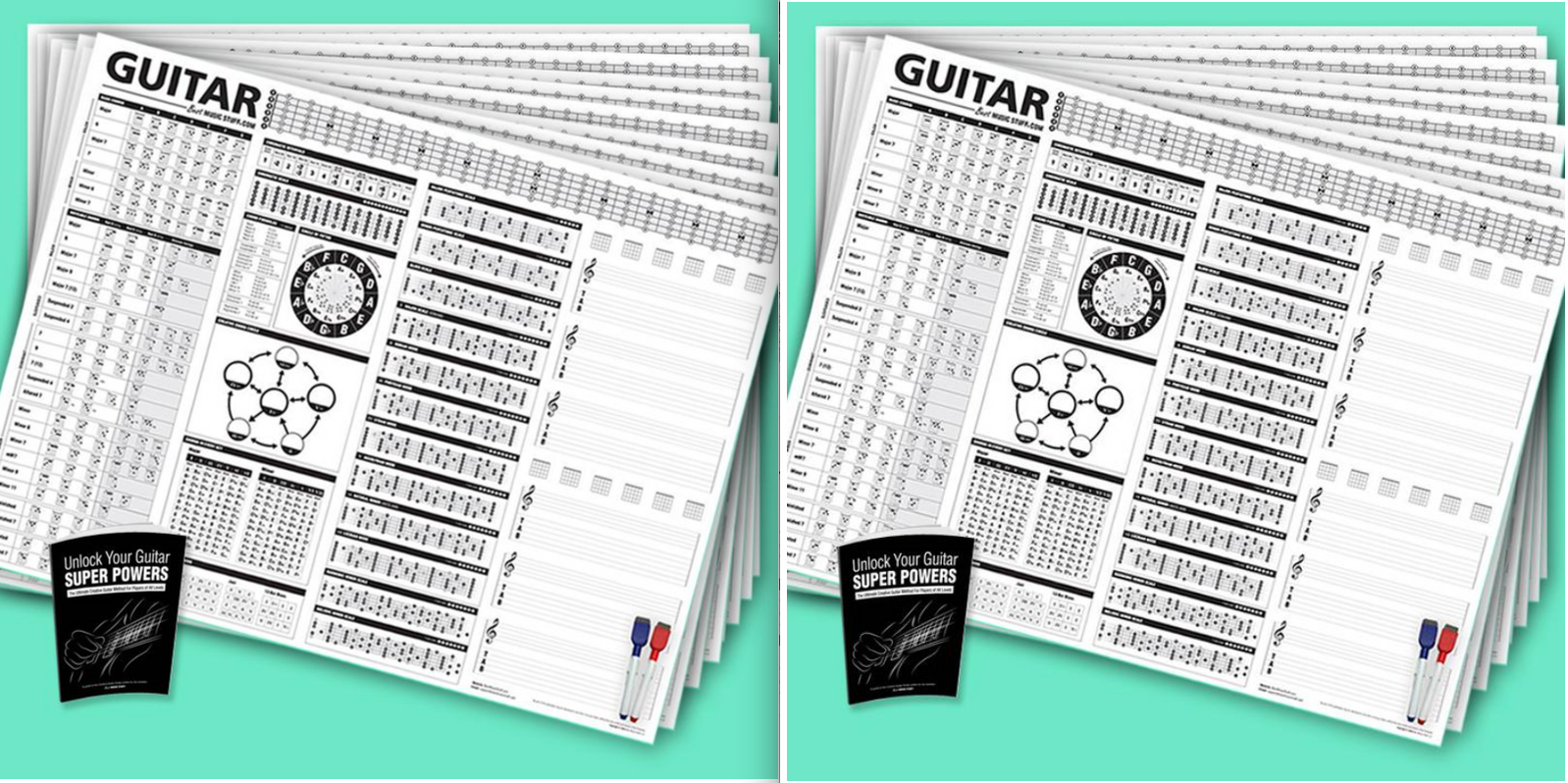 The Creative Guitar Poster Teacher's Bundle (10 Posters + 1 Book ...
