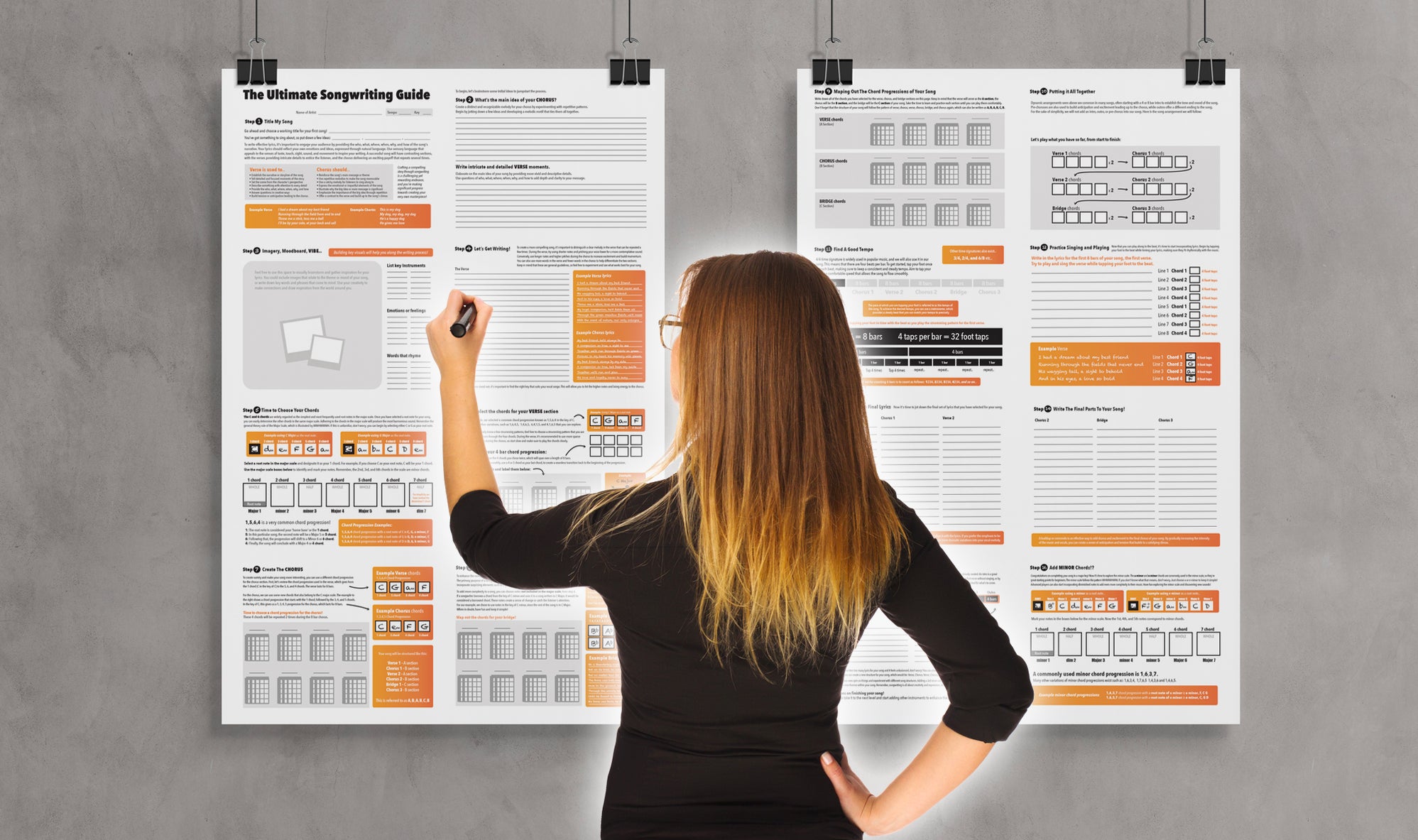 The Ultimate Songwriting Guide • 16 Page Printable PDF + 16 Step Easy ...
